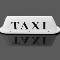 Taxi Cab Roof Top Illuminated Sign Topper Car 12V CarMagnetic Top Light ...