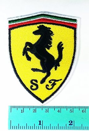 Ferrari Racing Sport Automobile Car Motorsport Racing Logo Patch Sew ...