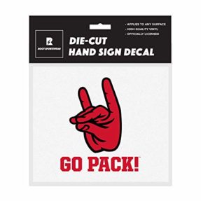 Root Sportswear North Carolina NC State Wolfpack Wolfie Hand Sign Die ...