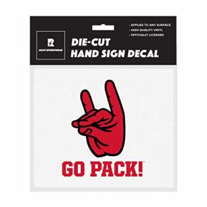 Root Sportswear North Carolina NC State Wolfpack Wolfie Hand Sign Die ...