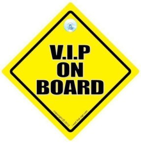 DRIVING iwantthatsign.com Vip On Board Car Sign, Vip On Board, V.I.P On ...