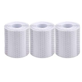 3 Rolls Reflective Tape 3m x 5cm Warning Tape Car Trailer Safe Tape ...
