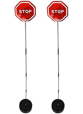 Walter Drake Flashing LED Stop Sign Garage Parking Assistant System (2 ...