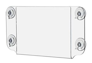 Marketing Holders Window Sign Frame Glass Mount Signage Holders with ...