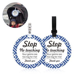 No Touching Signs, 2 Pack Stop No Touching Baby Signs Do Not Touch Baby ...