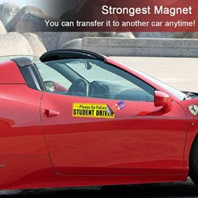 BOKA Student Driver Magnet Car Sign, Enhanced Magnetic Vehicle Bumper ...