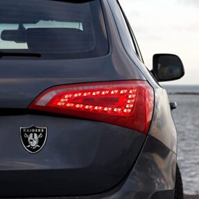 Rico Industries NFL Oakland Raiders Chrome Finished Auto Emblem 3D Sticker